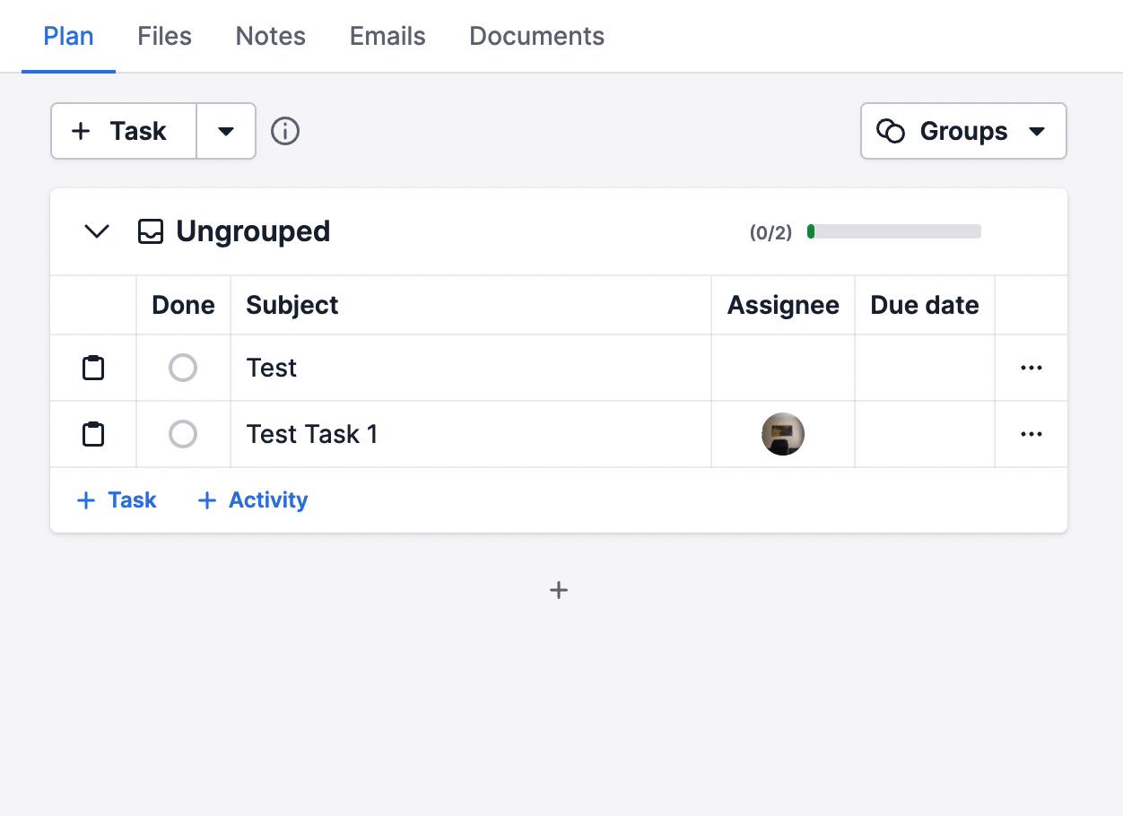 Projects: tasks and subtasks - Knowledge Base | Pipedrive